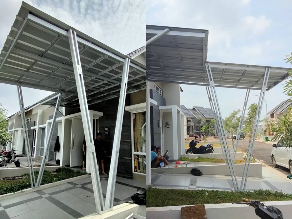 Analisa Pembuatan Kerangka Baja untuk Tiang Rumah